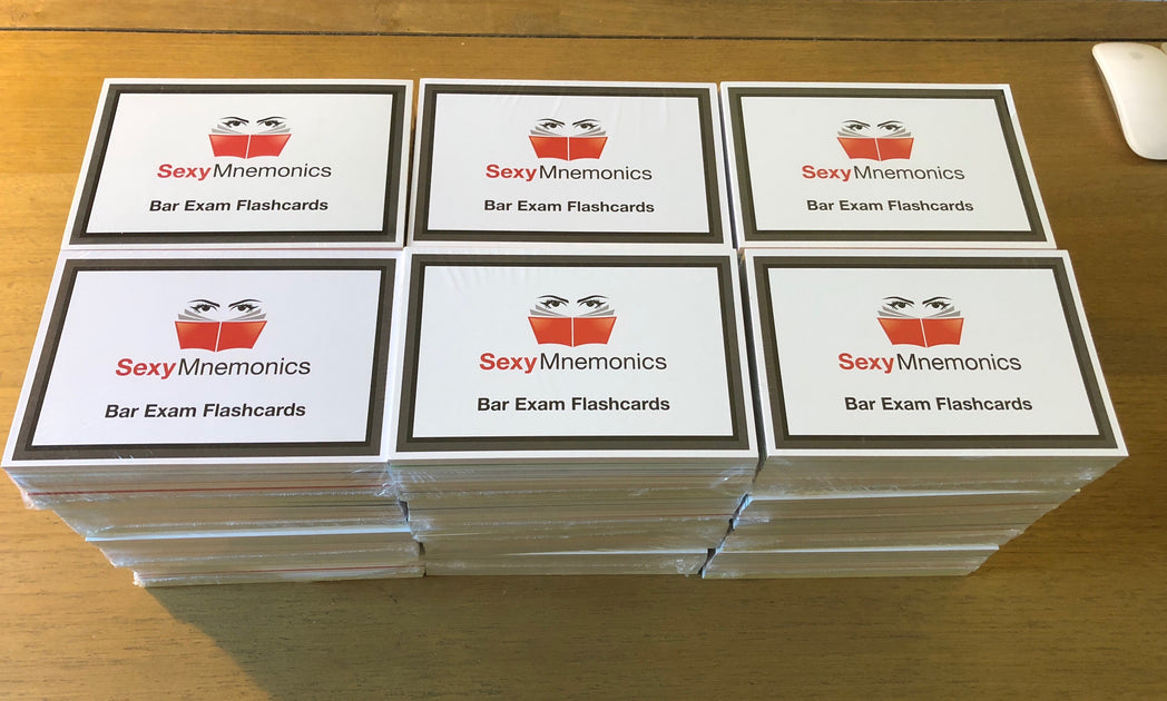 Bar Exam Mnemonics – SexyMnemonics Law Flashcards
